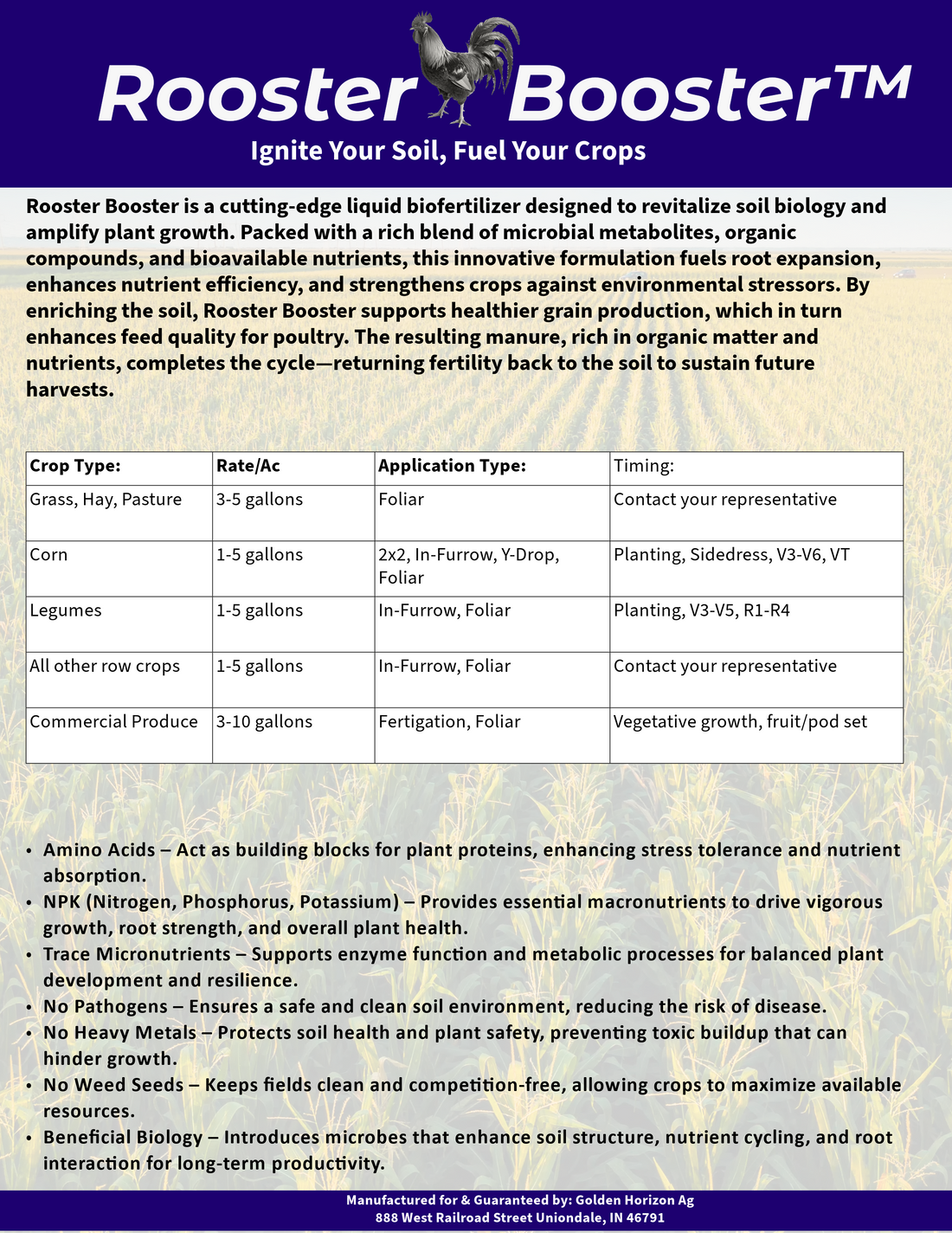 Rooster Booster™ – Golden Horizon Ag